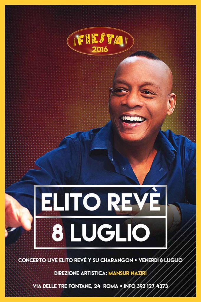 Concerto Elito Revè y su Charangon – Sabato 5 Novembre 2016 ...